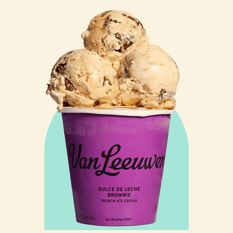 Dulce de Leche Brownie | Van Leeuwen Ice Cream