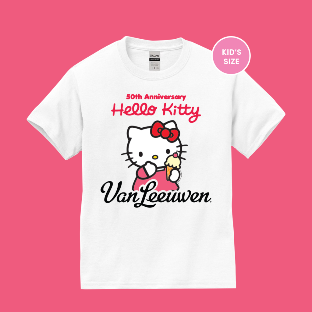 VL x Hello Kitty Kids T-Shirt | Van Leeuwen Ice Cream